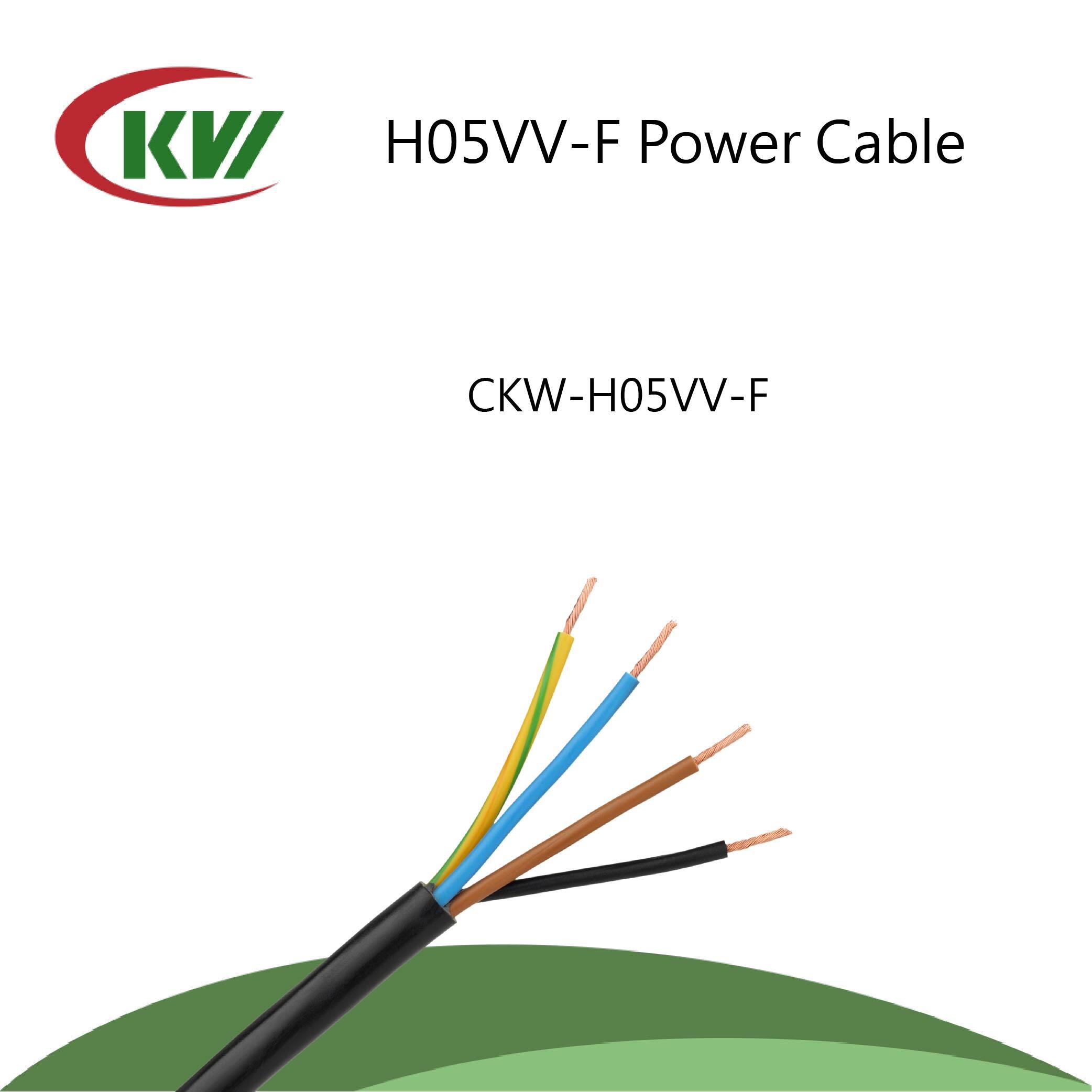 High-Quality H05VV-F Power Cord | CKW Cable